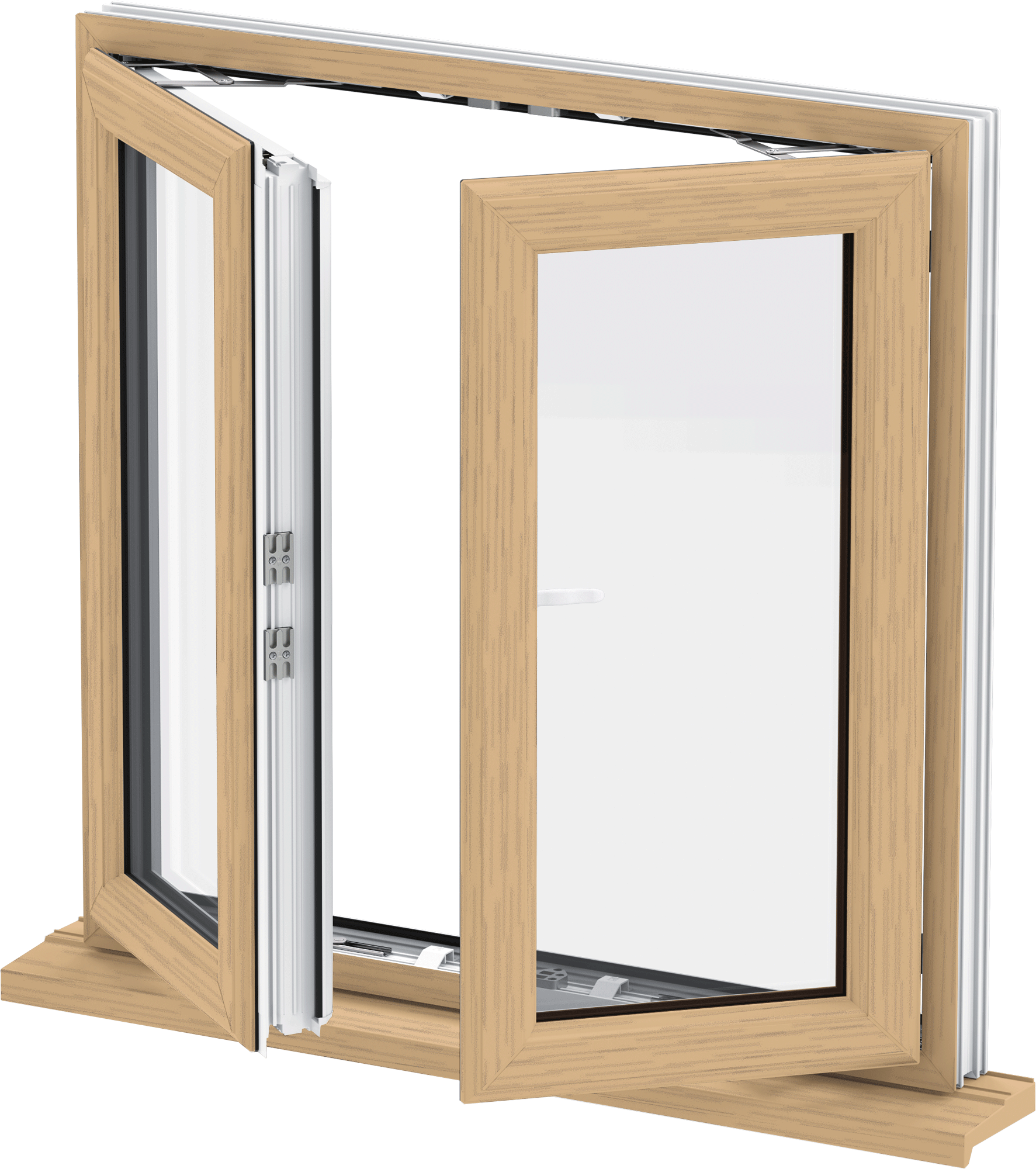 Liniar uPVC French Casement Windows